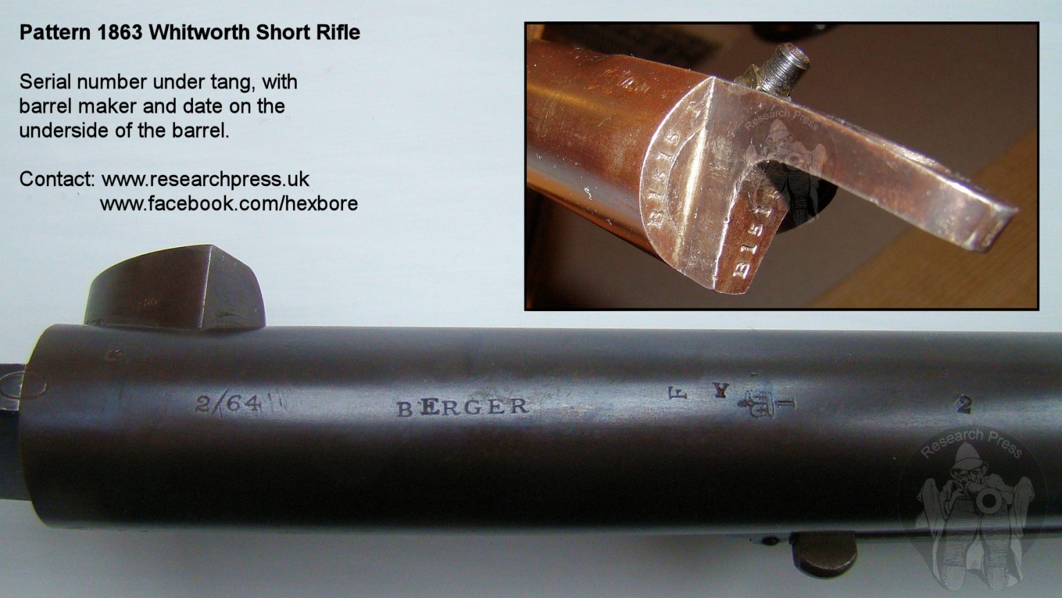 The Enfield – Whitworth Rifles – Research Press